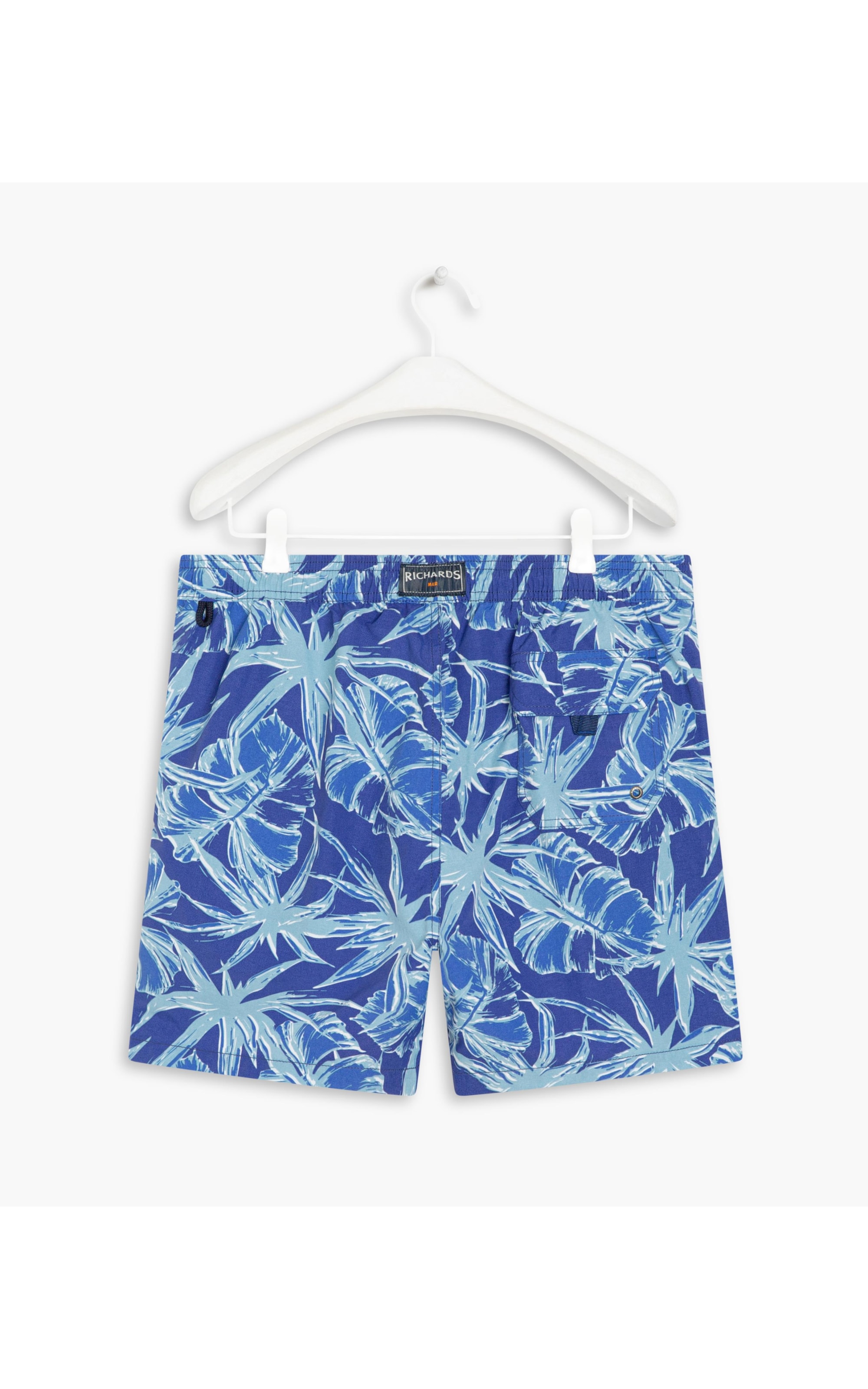 Beach Short Star Flowers Re Azul Bic